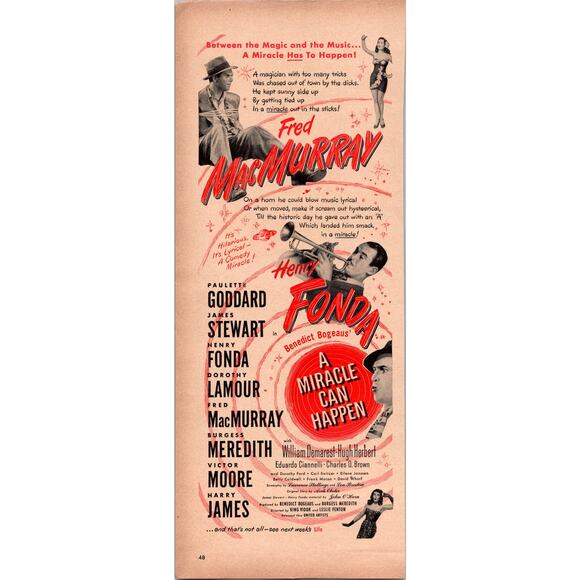 None and/or Unknown | Other | A Miracle Can Happen Henry Fonda Fred ...